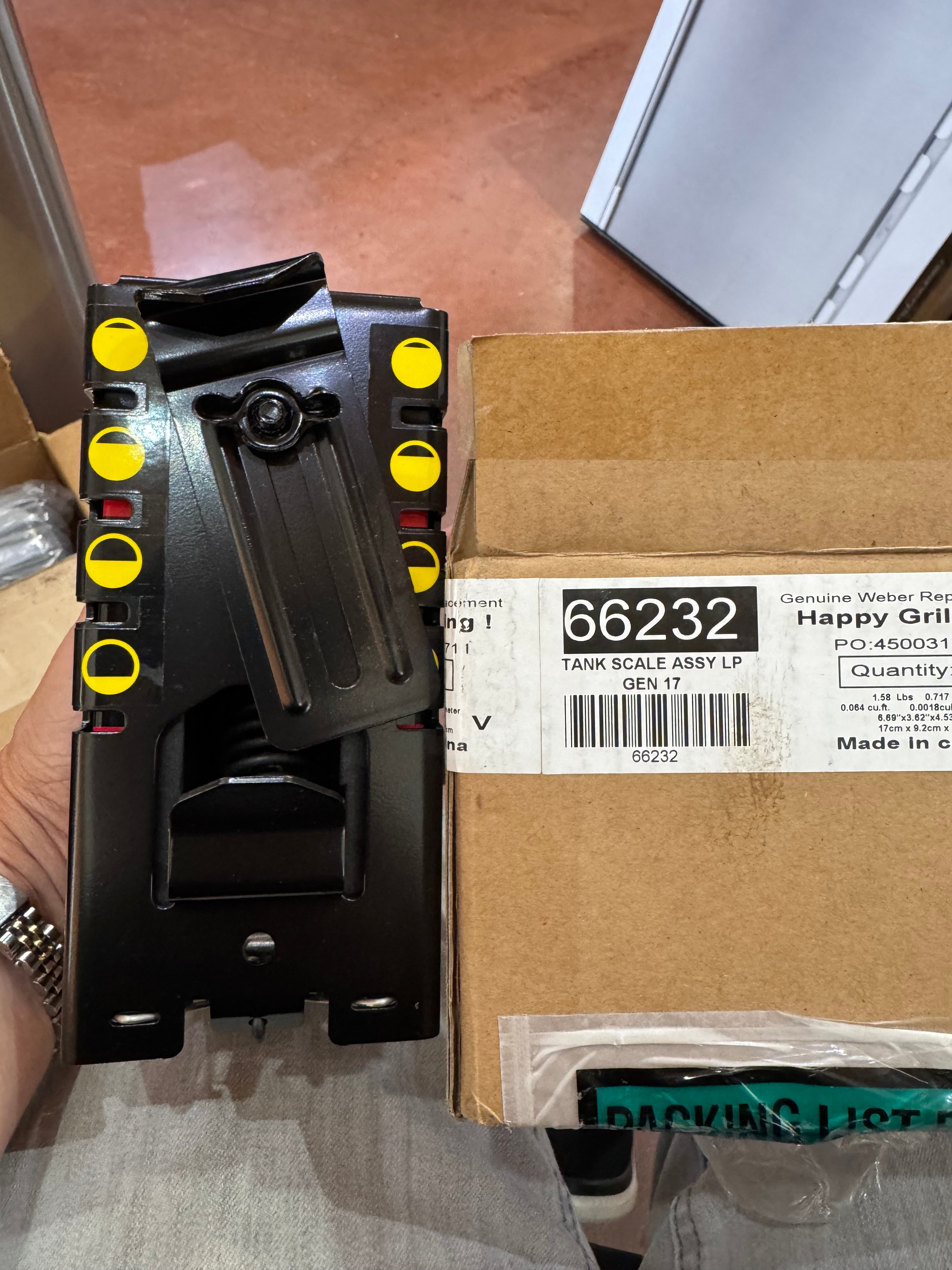 Weber Propane Tank Scale Assembly – bbqbarnarlington