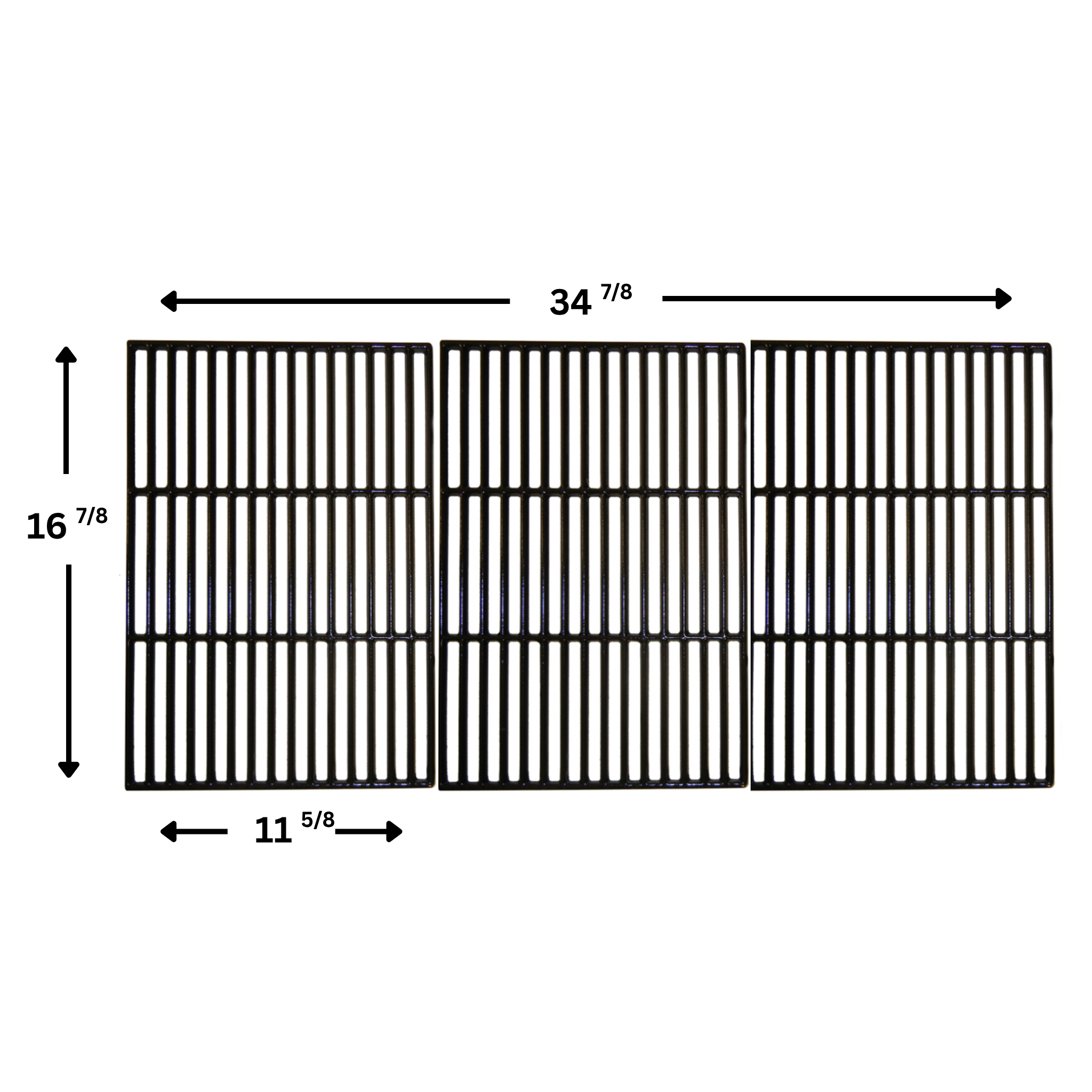 Brinkman Cast Iron Cooking Grid Set – bbqbarnarlington