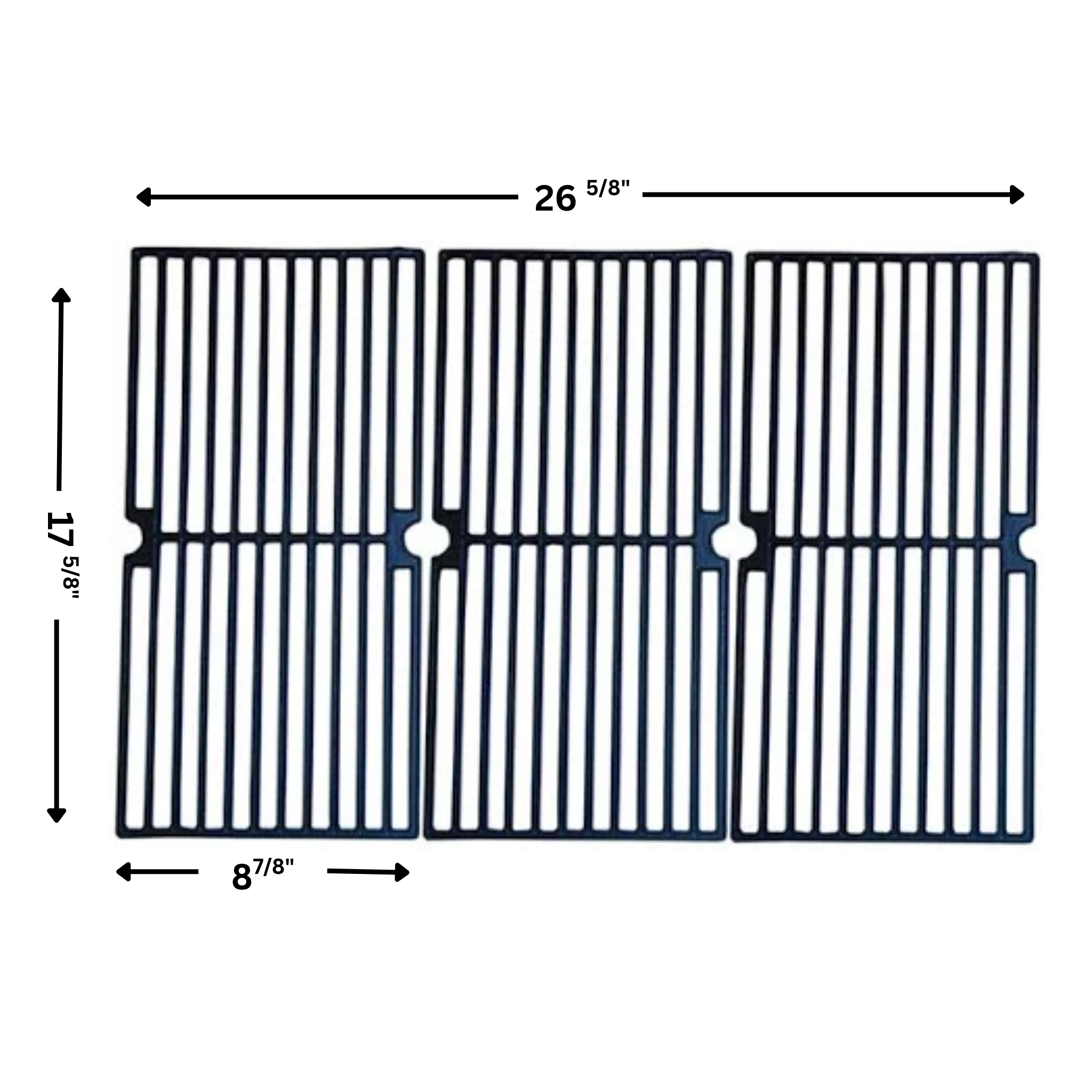 Charmglow Cast Iron Cooking Grids – bbqbarnarlington